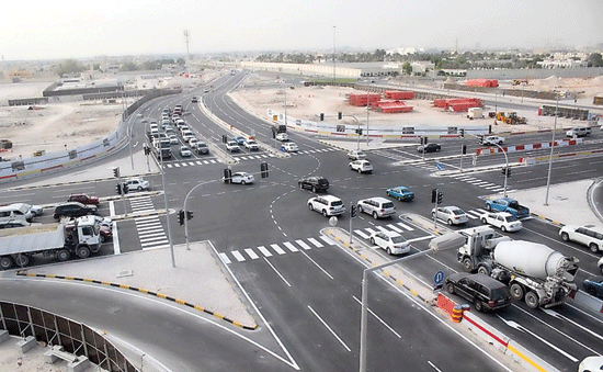 New signal-controlled intersection opens | The Peninsula Qatar