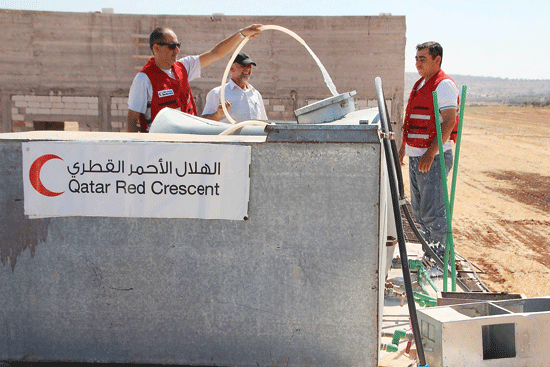 QRCS provides clean drinking water for communities in Syria | The ...