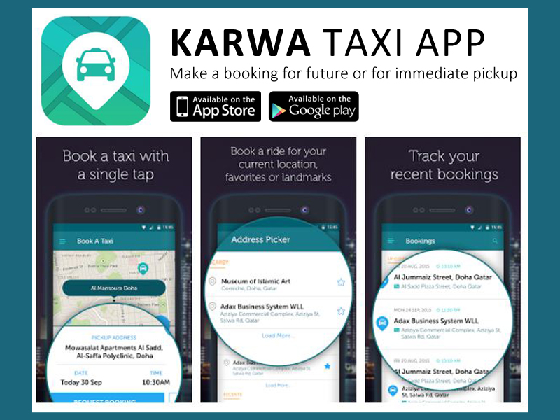 Mowasalat launches Karwa taxi app; plans to increase number of taxis to ...