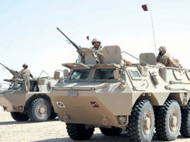 Qatari land force heads to Saudi Arabia to participate in "Ra'ad Al ...