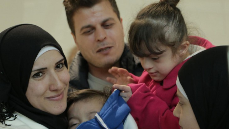 Syrian refugee family reunited two weeks after separation | The ...