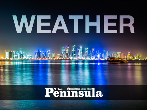 Weather forecast in Qatar for tonight | The Peninsula Qatar
