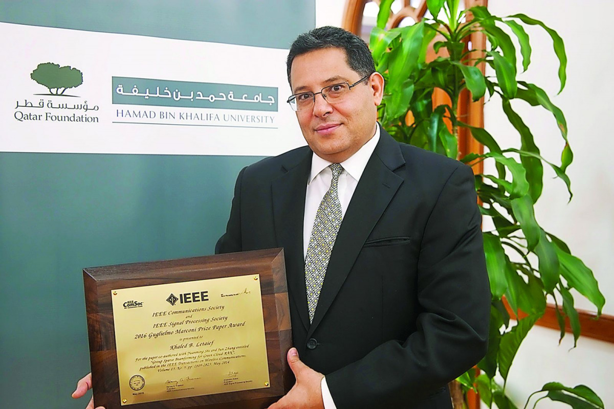 HBKU provost gets award | The Peninsula Qatar