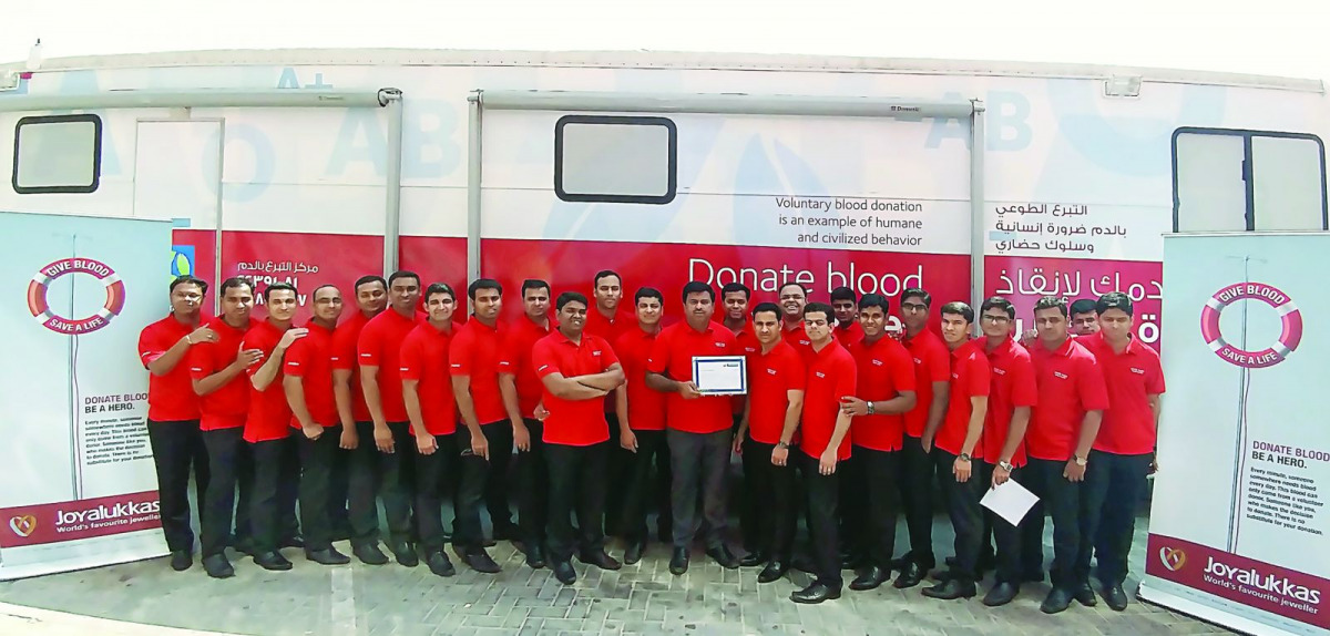 Joyalukkas organises blood donation drive for its employees | The ...
