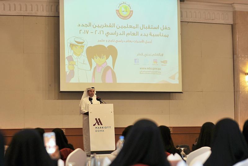 Minister welcomes 150 new Qatari teachers | The Peninsula Qatar