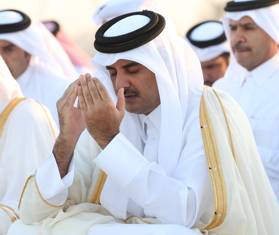 Emir, Father Emir Perform Istisqaa Prayer | The Peninsula Qatar