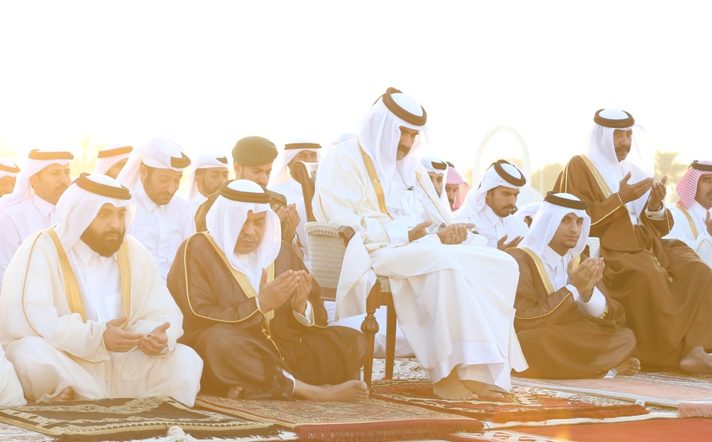 Emir, Father Emir Perform Istisqaa Prayer | The Peninsula Qatar