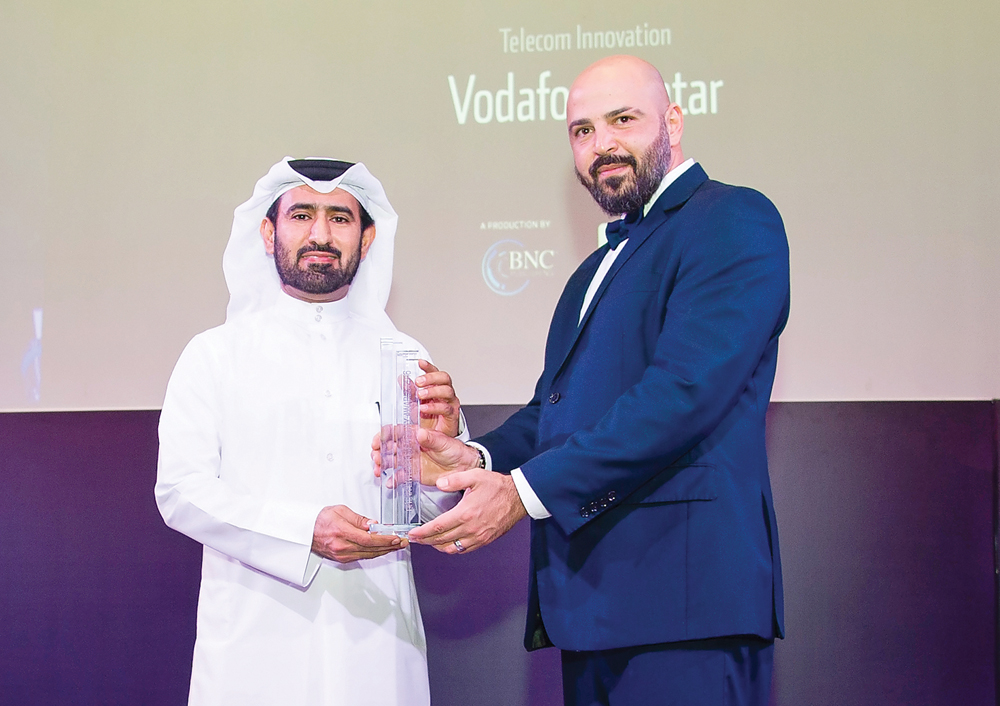 'Telecom Achiever of the Year' award for Vodafone Qatar | The Peninsula ...