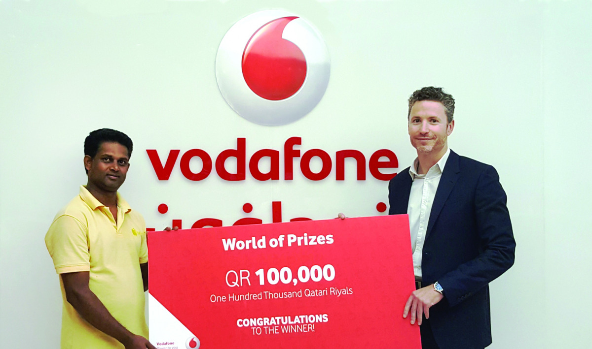 Vodafone announces winner of World of Prizes competition | The ...