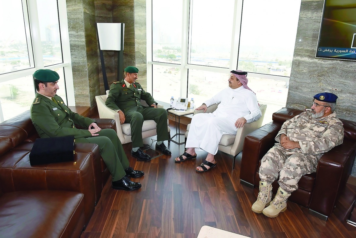 Al Attiyah meets GCC military official | The Peninsula Qatar