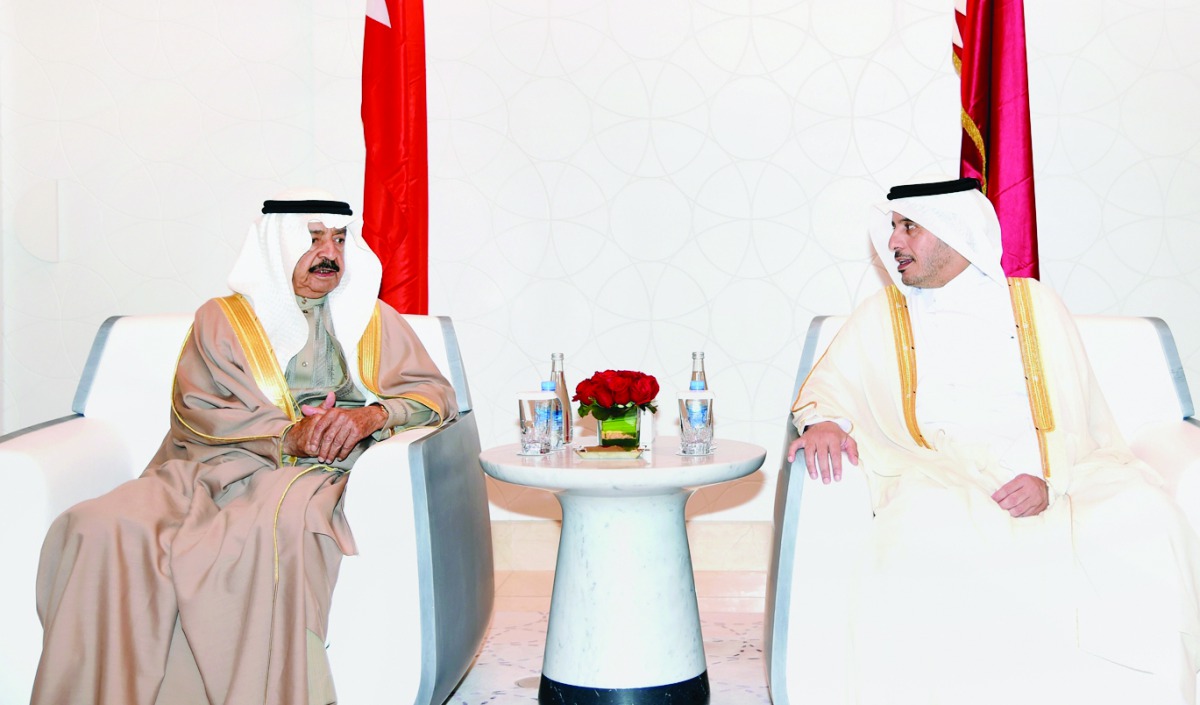 Emir and Father Emir host Bahrain Premier | The Peninsula Qatar