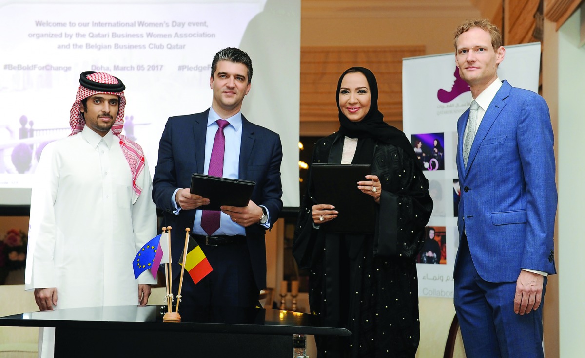 Belgian Business Club Qatar & QBWA sign MoU | The Peninsula Qatar