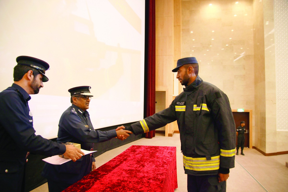Firefighters feted on graduation | The Peninsula Qatar