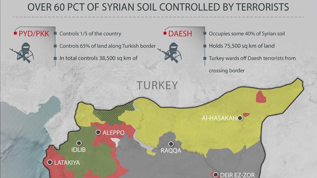 Over 60 pct of Syrian soil controlled by terrorists | The Peninsula Qatar