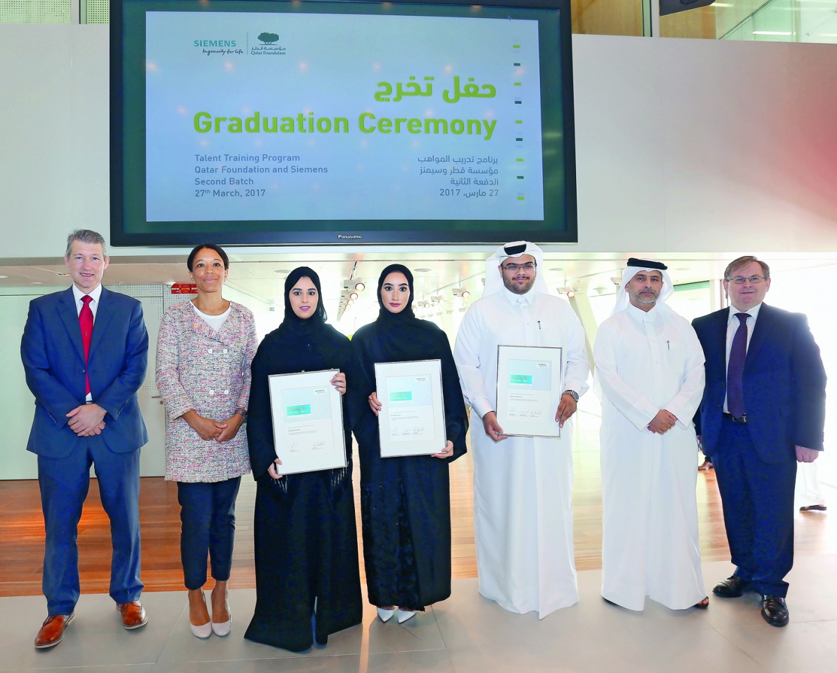 Qatar Foundation interns graduate from Siemens programme | The ...