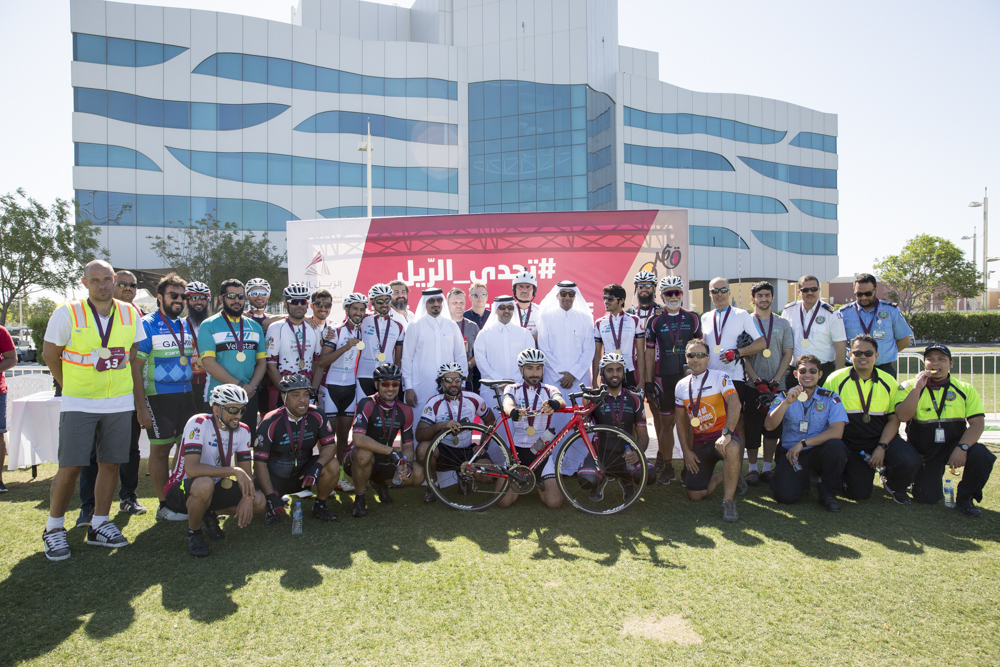 Qatar Rail opens tunnel to cyclists in celebration of Gold Line ...