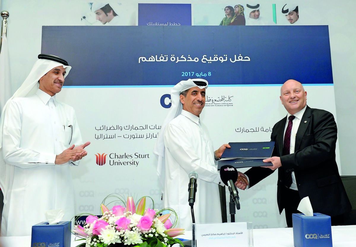 Community College signs MoUs to offer customs degrees | The Peninsula Qatar