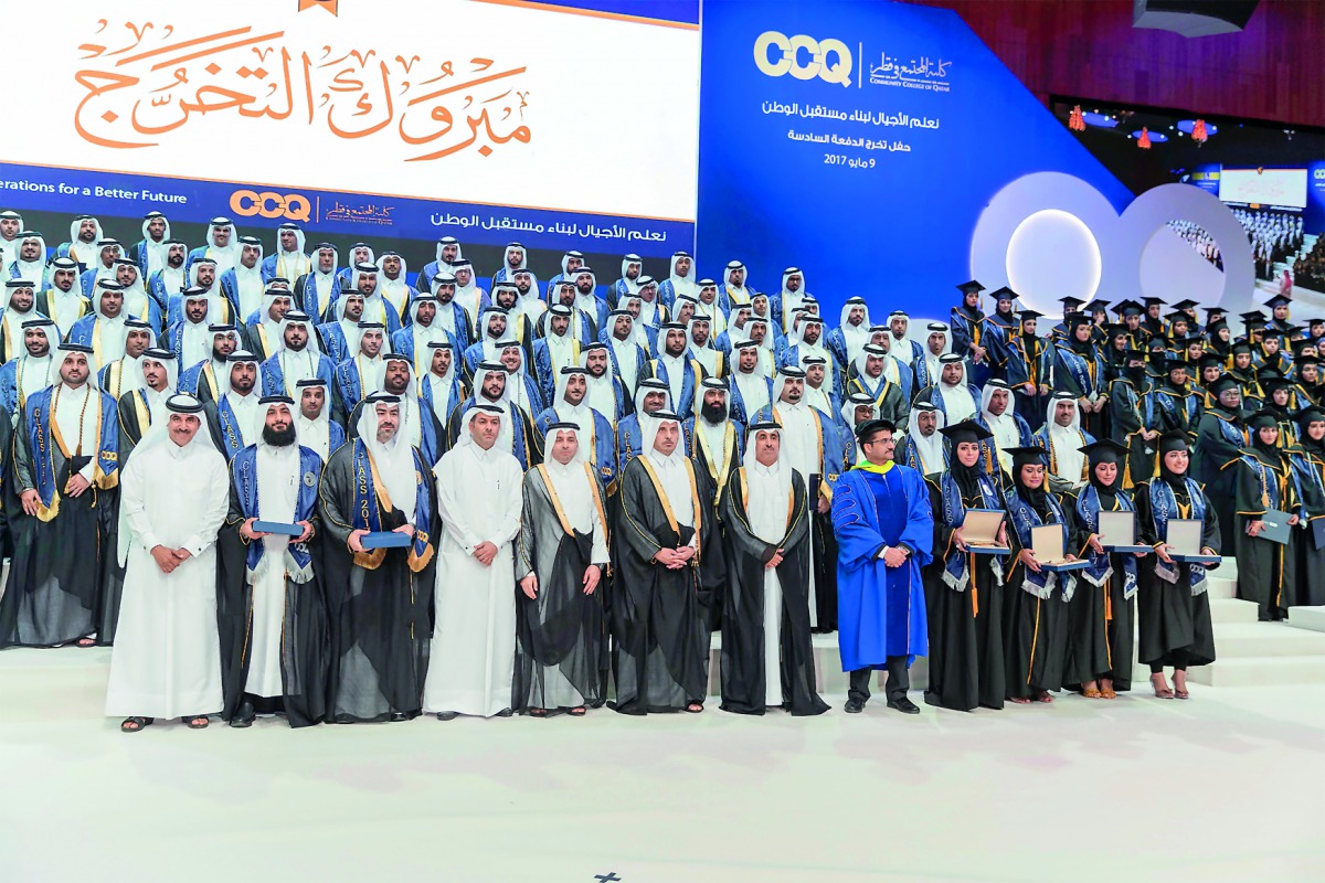 PM attends graduation of CCQ sixth batch | The Peninsula Qatar