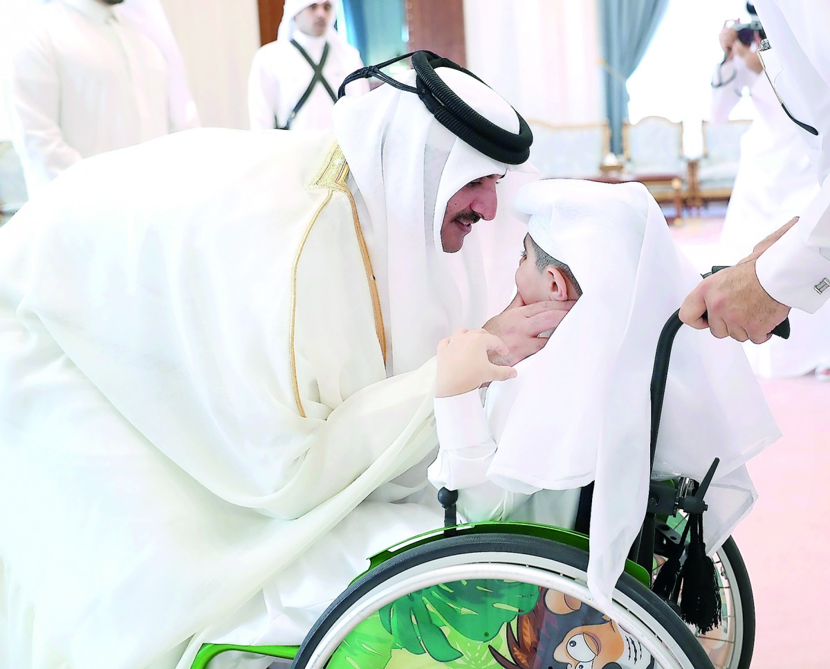 Emir and Father Emir receive Eid Al Fitr well-wishers | The Peninsula Qatar