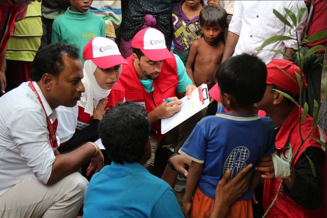 Qatar Red Crescent provides urgent aid to Rohingya refugees | The ...