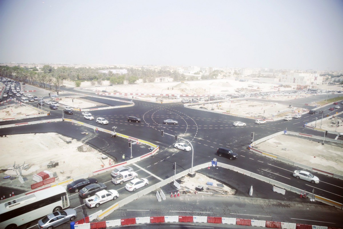 Sports Roundabout is now an intersection; partially open to traffic ...