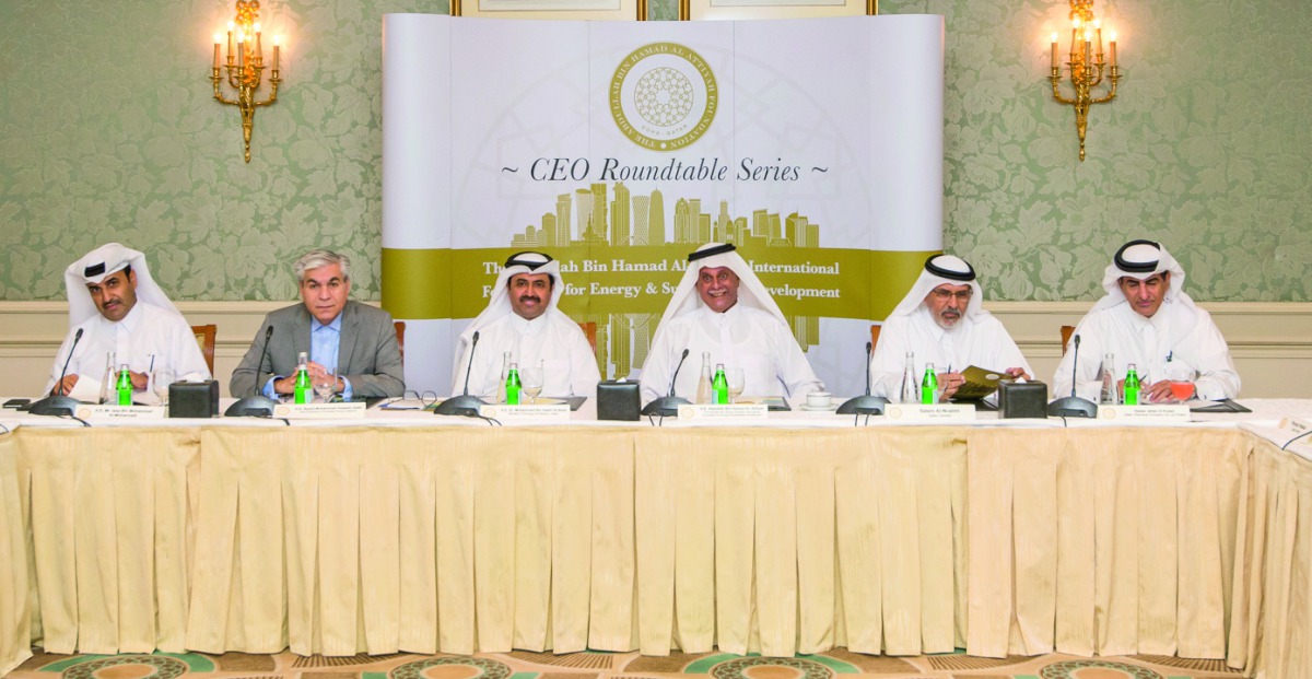 Dr Al Sada at CEO Roundtable | The Peninsula Qatar