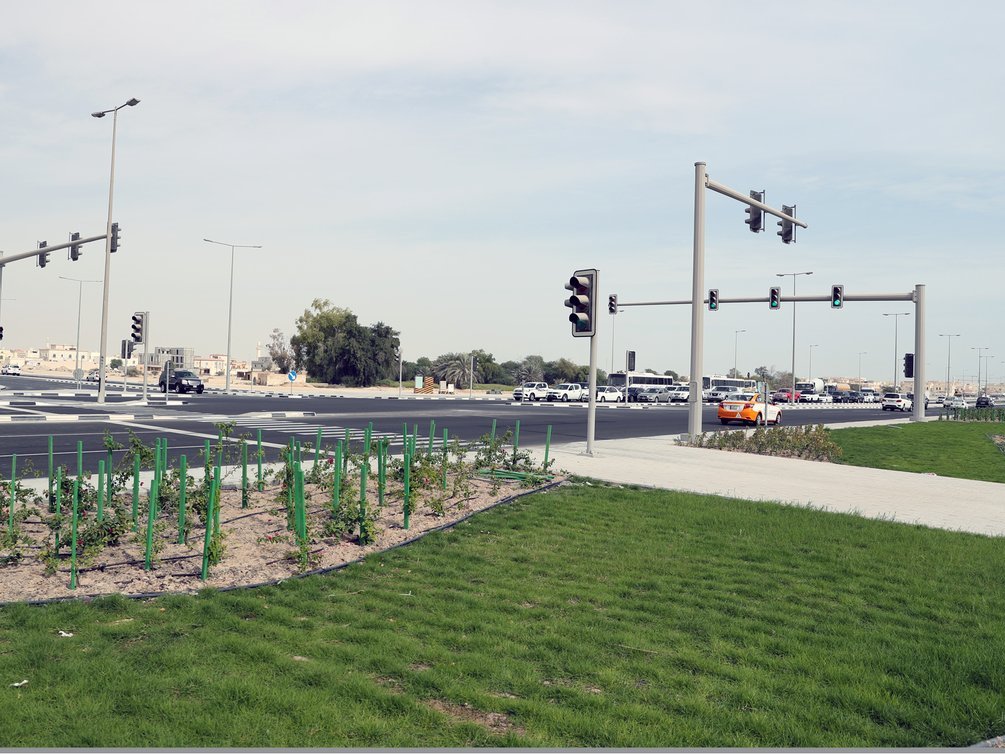 Development of main streets surrounding Duhail Sports Club completed ...