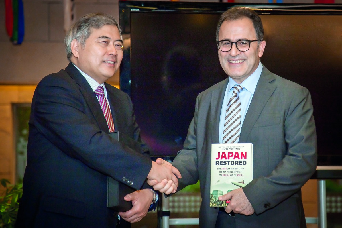 Japanese Envoy visits GU-Q | The Peninsula Qatar