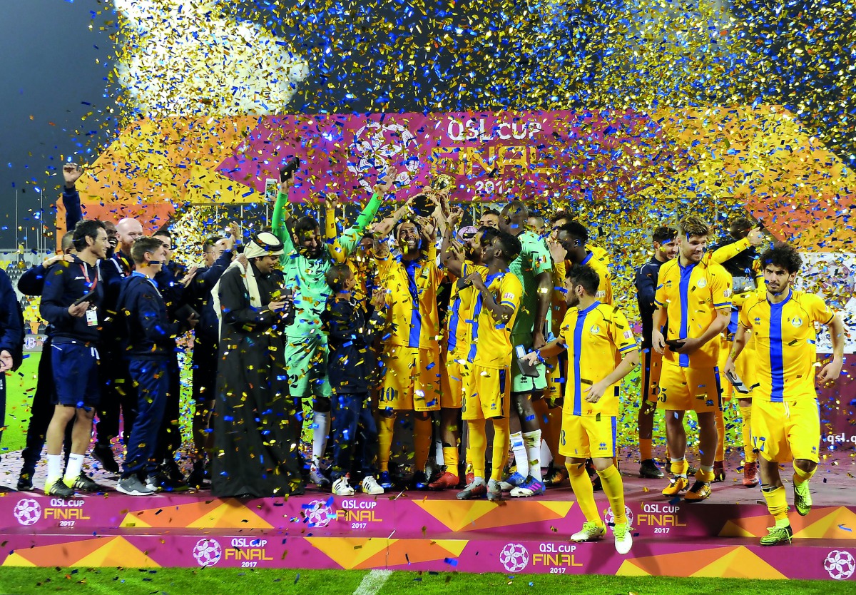 Al Gharafa secure second QSL Cup title | The Peninsula Qatar