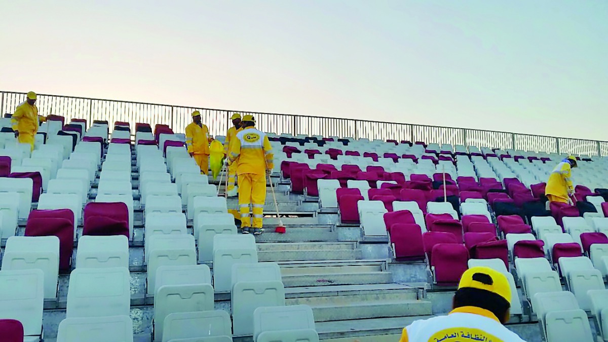 National Day venues cleaned in record time | The Peninsula Qatar