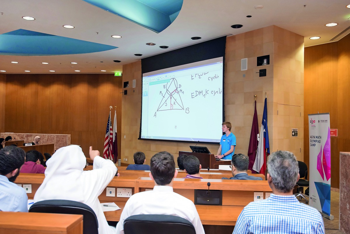 Students display talent at AGYA Math Olympiad | The Peninsula Qatar