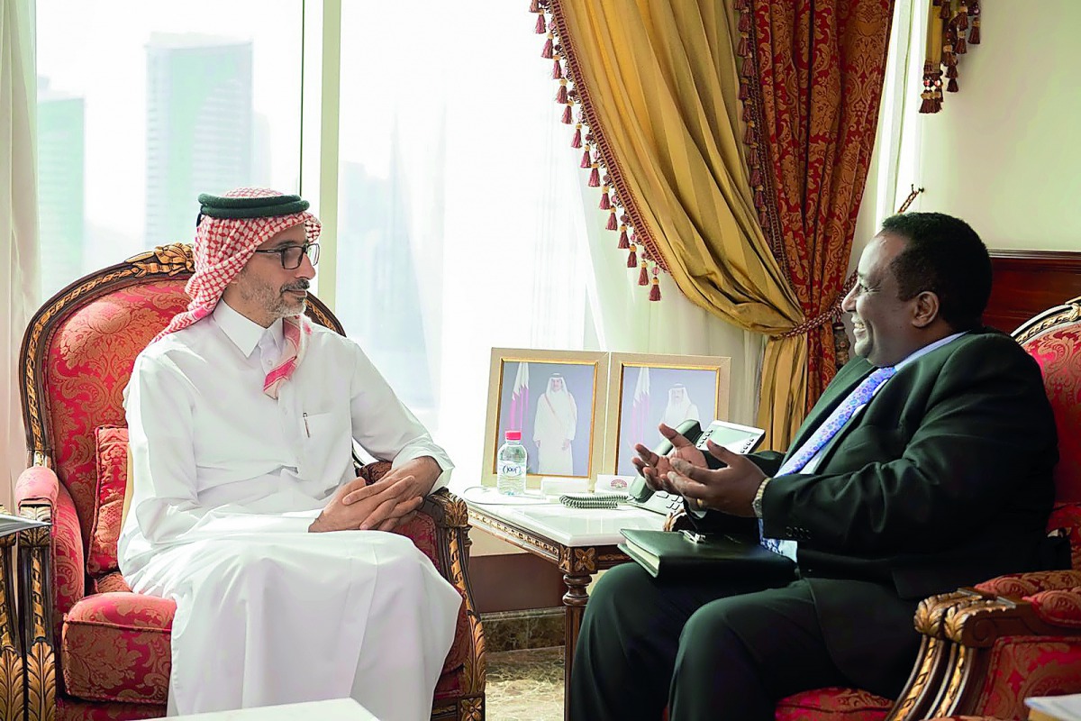 Minister of Culture & Sports with Ethiopian envoy | The Peninsula Qatar