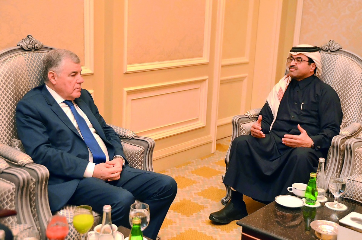 Dr Al Sada meets Algerian counterpart | The Peninsula Qatar