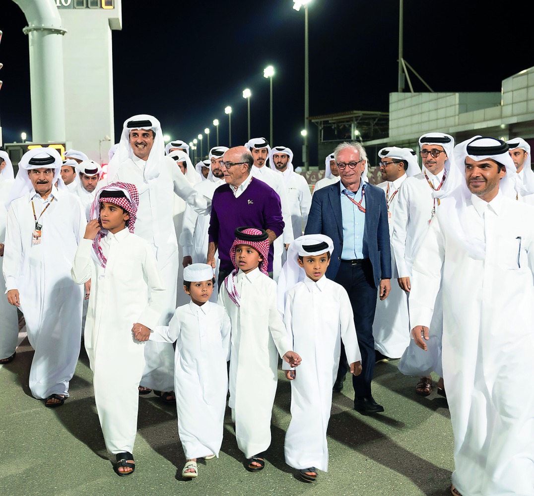 Emir attends MotoGP Grand Prix of Qatar | The Peninsula Qatar