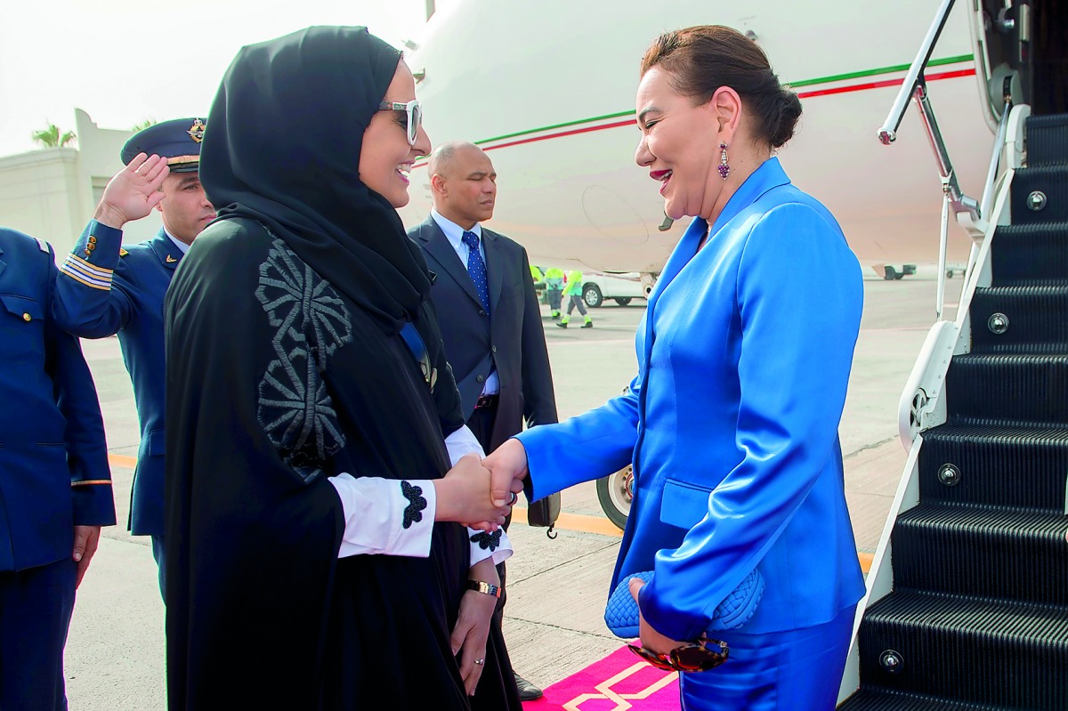 Sheikha Al Mayassa welcomes Princess Lalla Hasna of Morocco | The ...