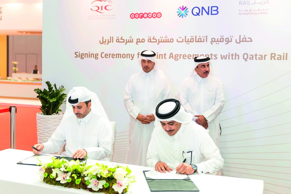 Qatar Insurance Group and Qatar Rail sign agreement | The Peninsula Qatar