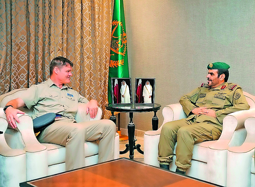 Amiri Guard Commander meets British Military Attache | The Peninsula Qatar