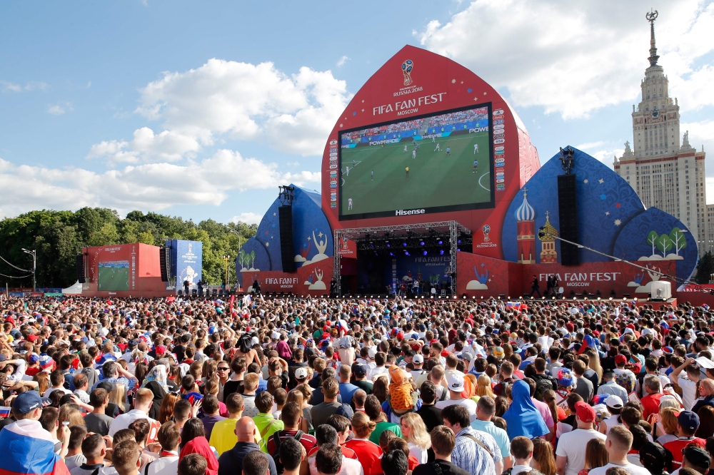 Moscow closes World Cup FIFA fan zone due to stormy weather | The ...