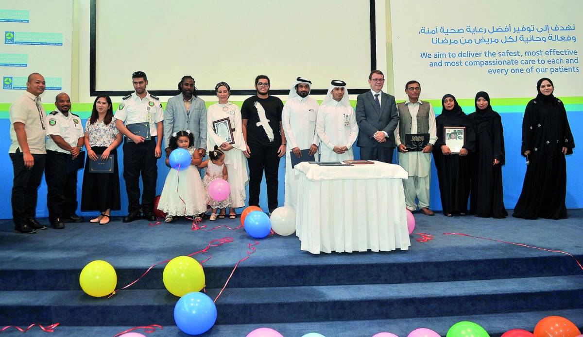 Family and HMC Ambulance Service team honoured | The Peninsula Qatar