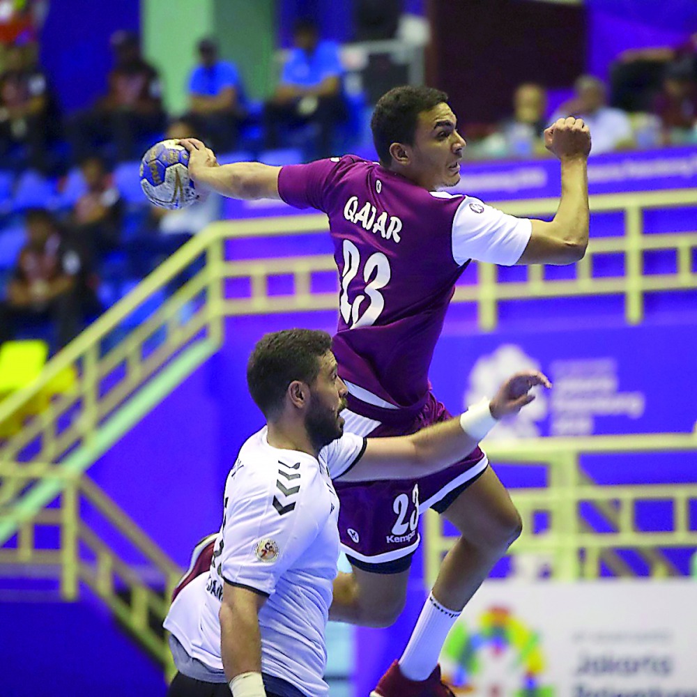 Handball: Qatar beat Iran to top Group B | The Peninsula Qatar
