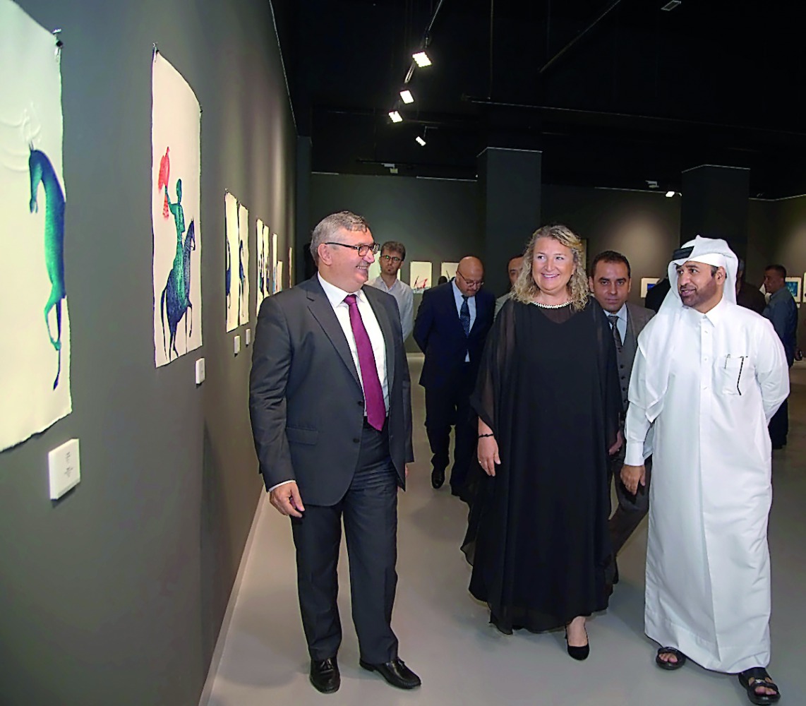 Three art exhibitions open at Katara | The Peninsula Qatar