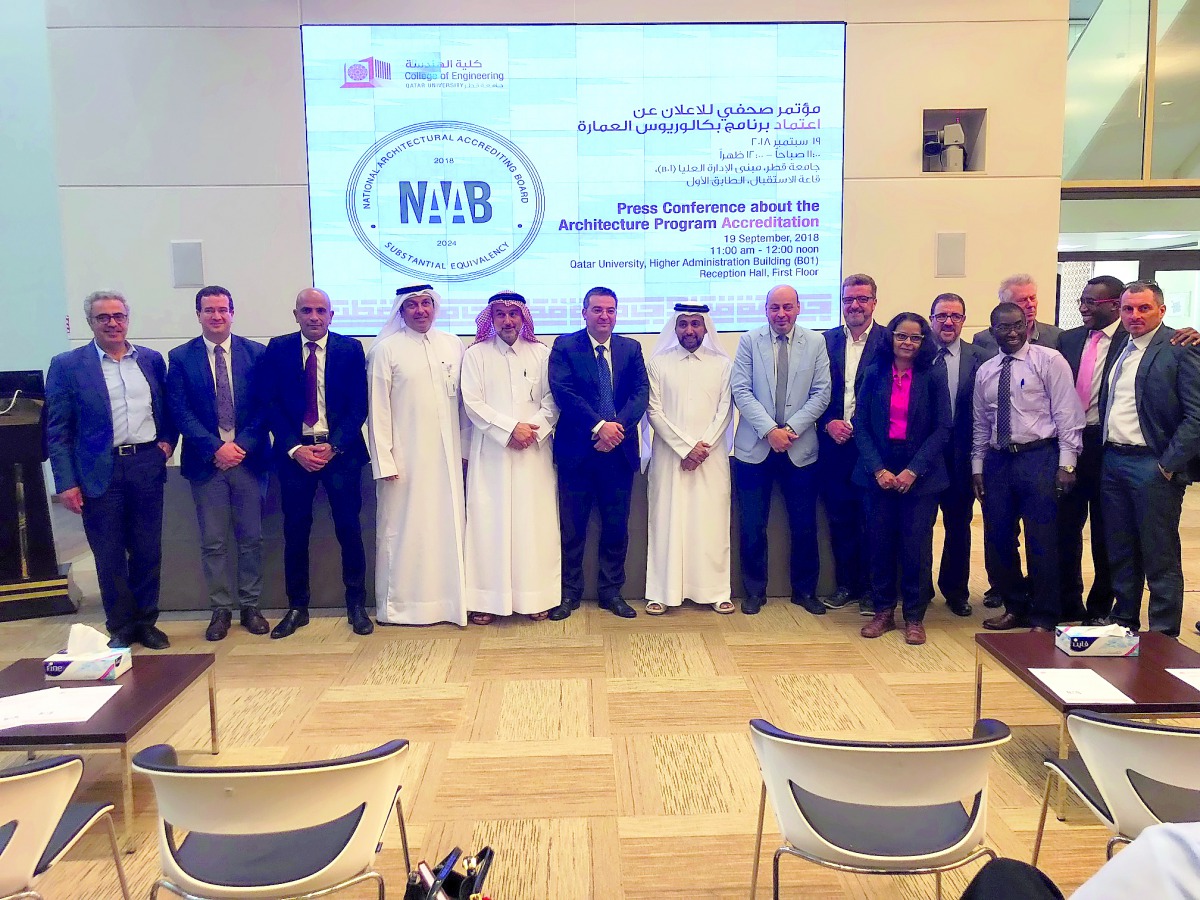 NAAB accreditation for QU architecture program | The Peninsula Qatar