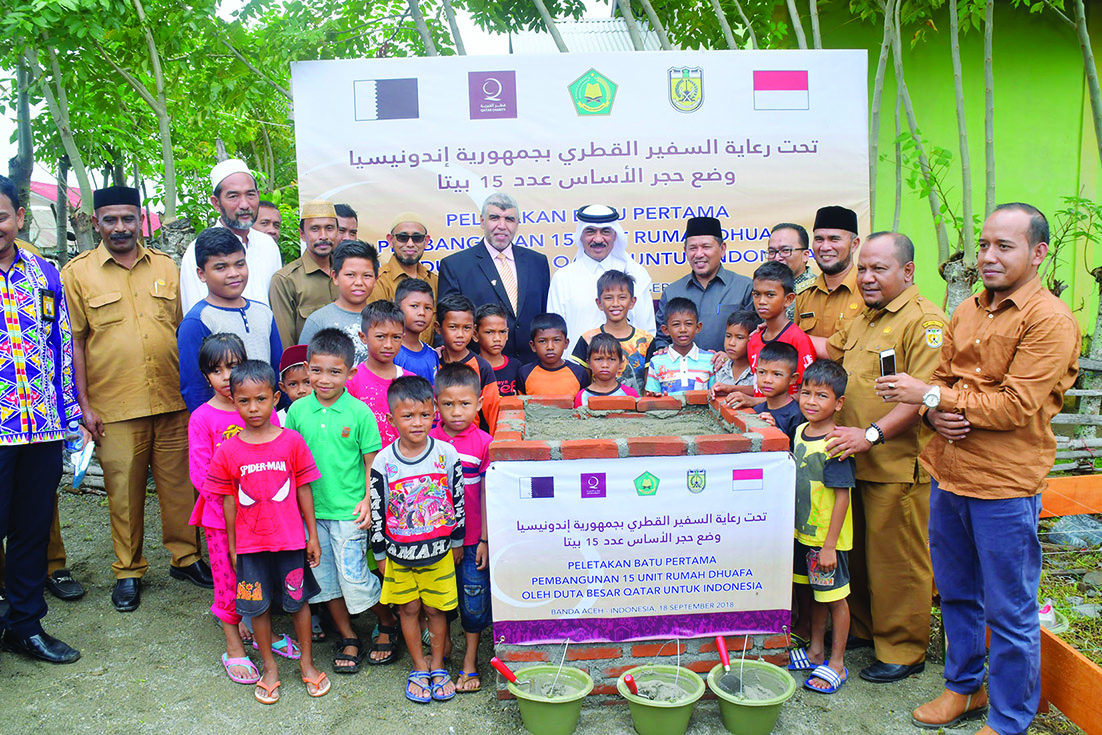 Qatar Charity to build 454 homes for poor in Indonesia | The Peninsula ...