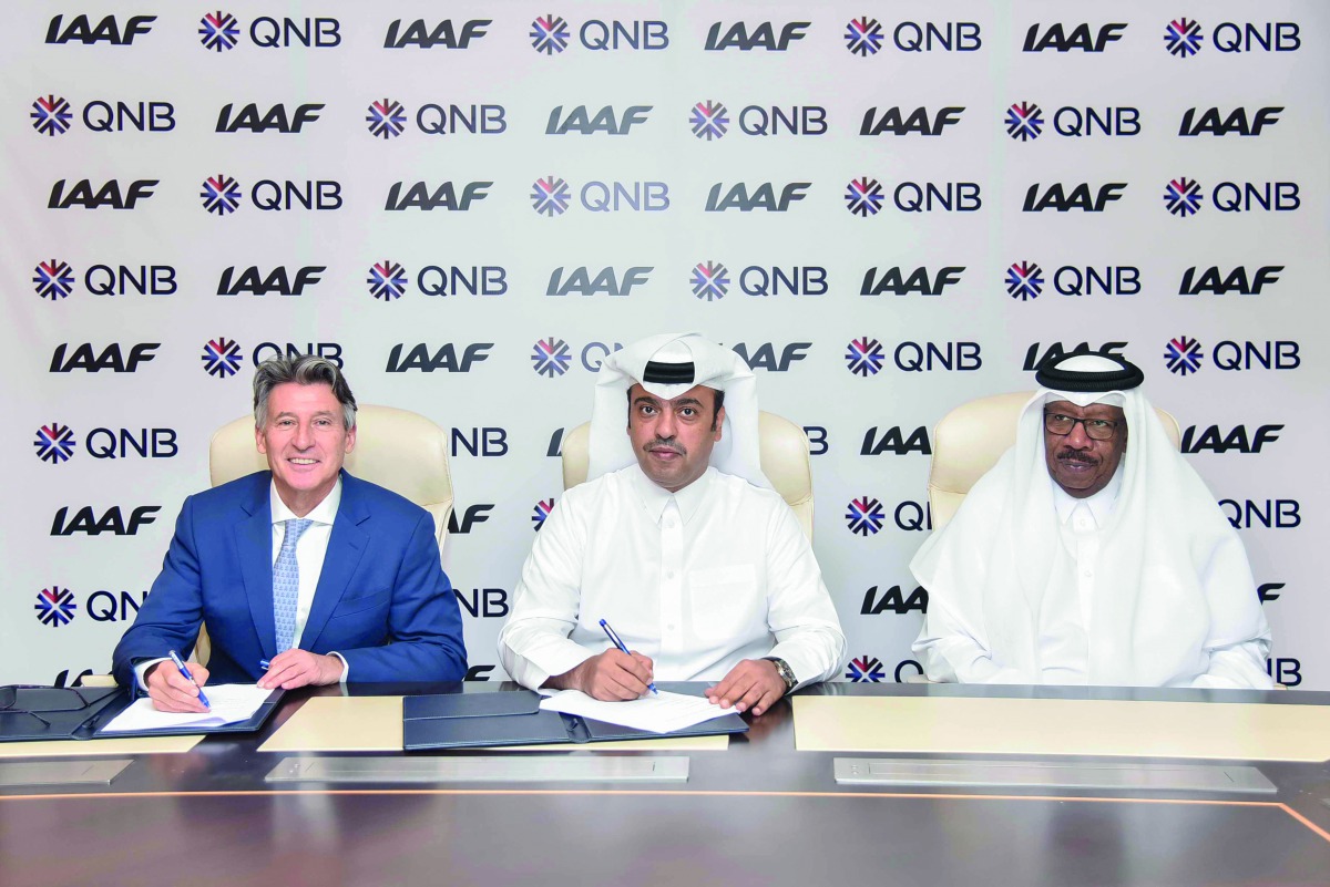 QNB and IAAF sign worldwide sponsorship agreement in Qatar | The ...