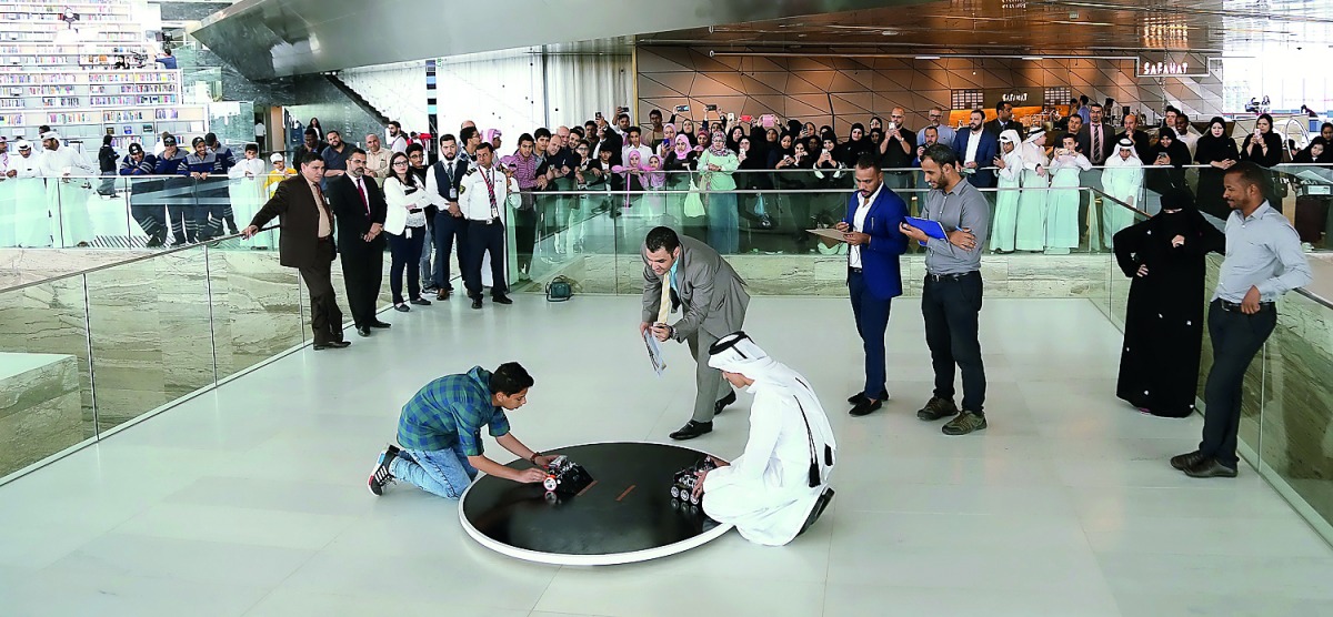 Students program robots at QNL’s science competition | The Peninsula Qatar