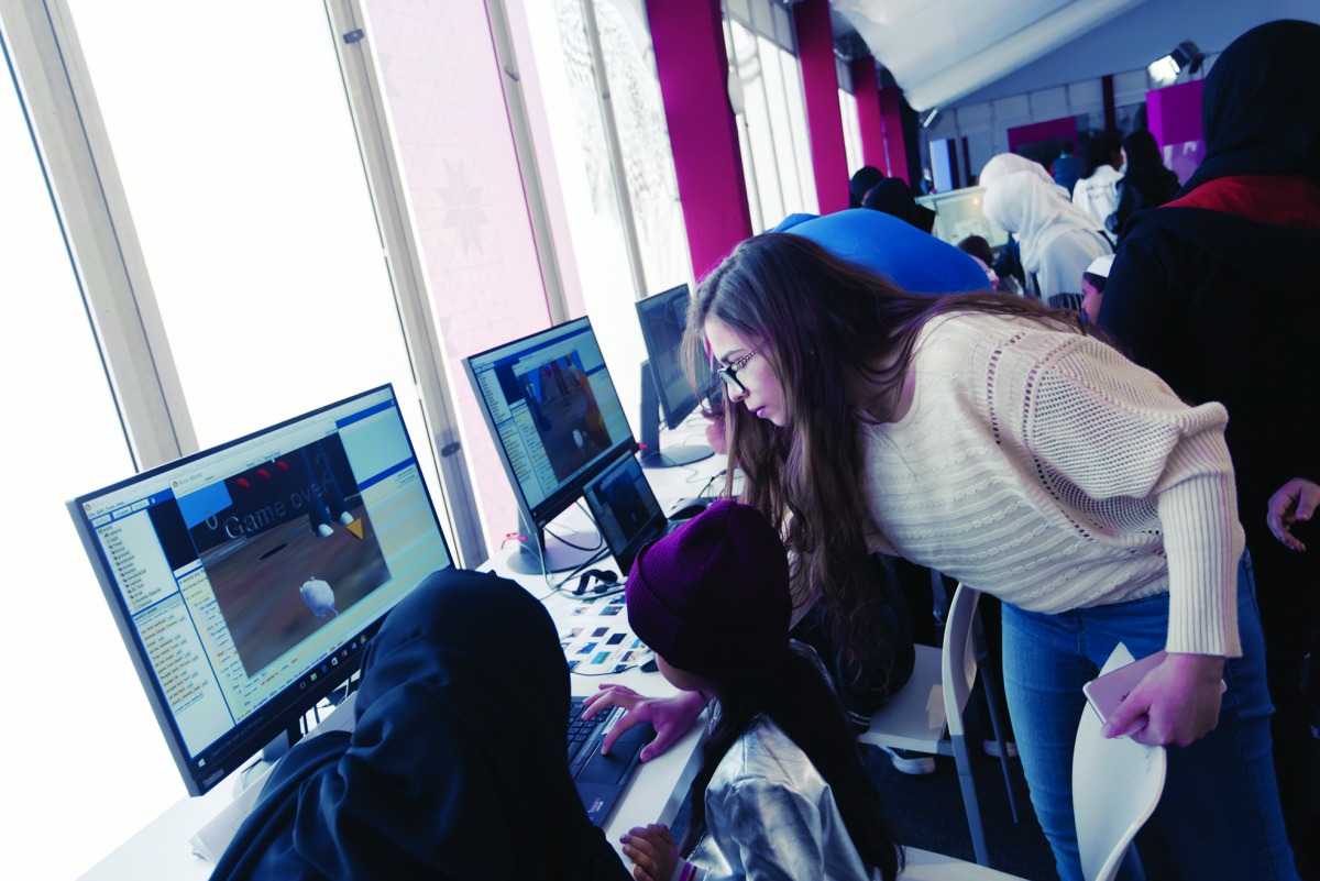 CMU-Q showcasing Alice Middle East software at Darb Al Saai | The ...