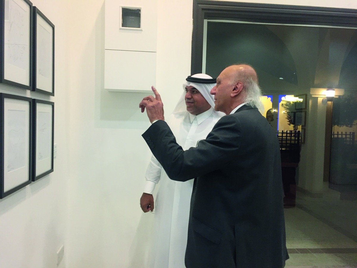 Acclaimed artist Ala Bashir opens solo exhibition at Al Markhiya ...
