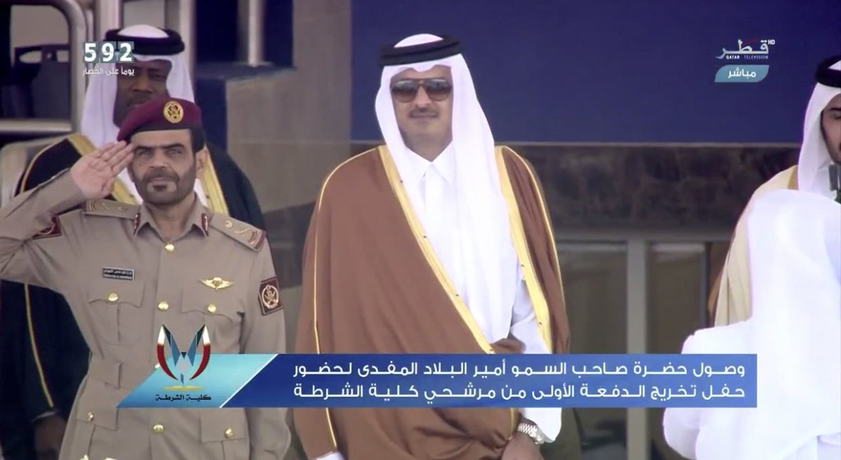 Amir patronizes graduation ceremony of Qatar Police College graduates ...