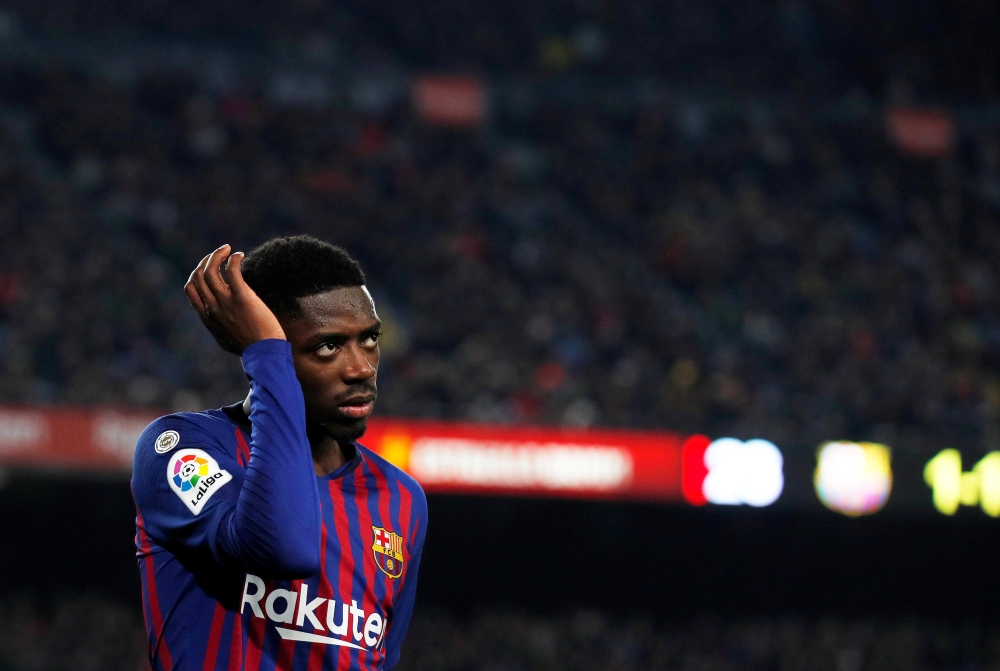 Barca's Dembele sidelined for two weeks with injury | The Peninsula Qatar