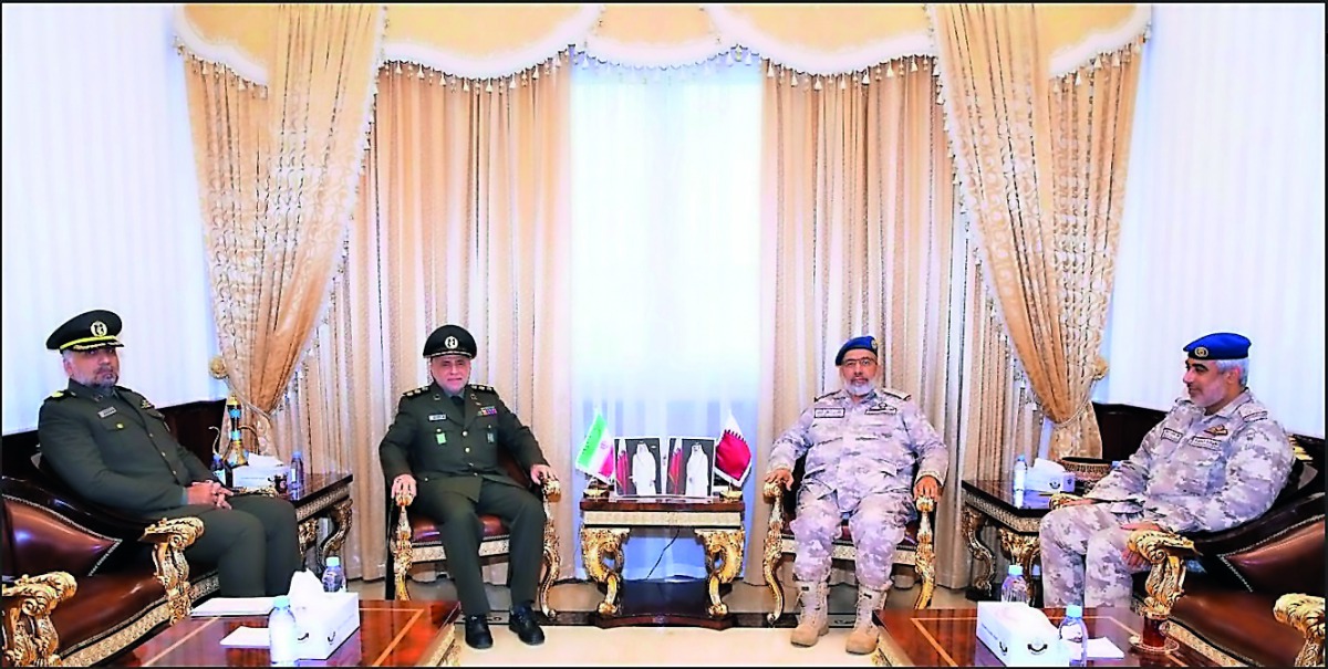 Chief of Staff greets outgoing Iranian Military Attache | The Peninsula ...